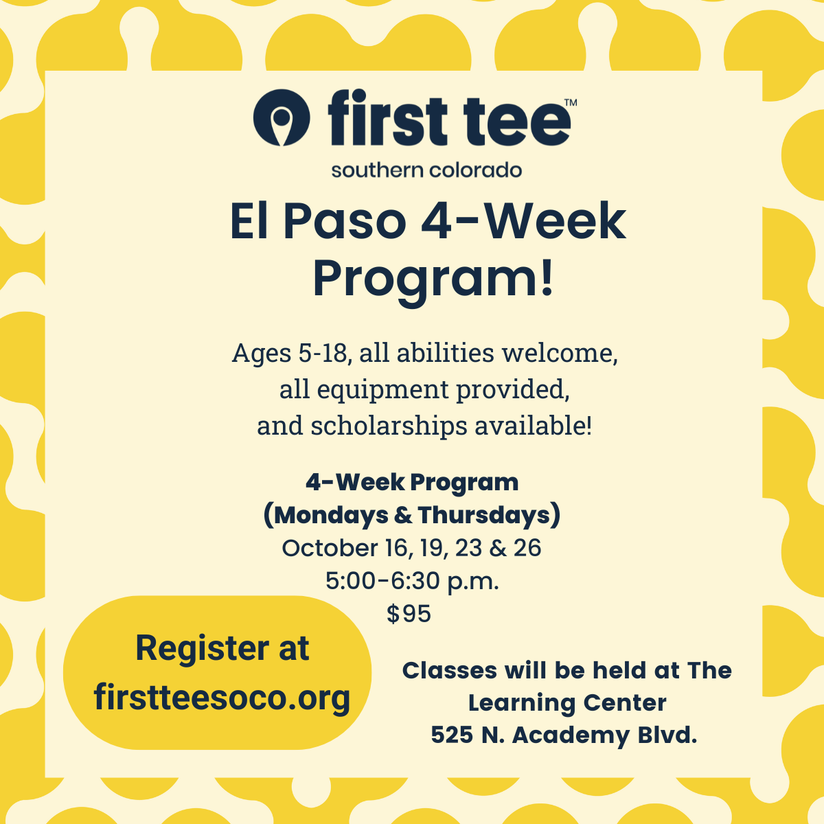 Oct.-Program- First Tee - Southern Colorado