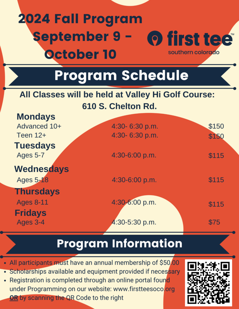 El Paso County Programming - First Tee - Southern Colorado
